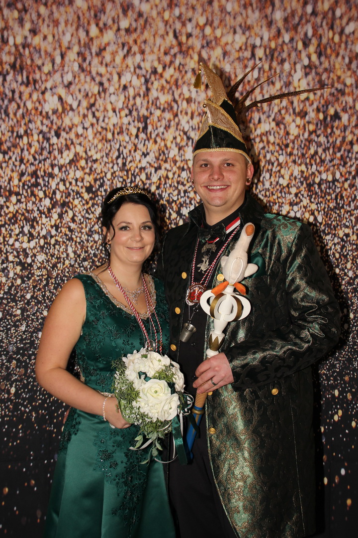 Das Prinzenpaar der 59. Session des Carnevalsclub Molbitze.V.